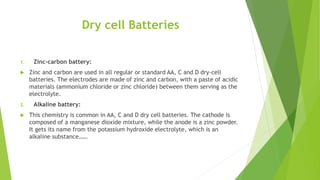 Wet & dry batteries | PPTX
