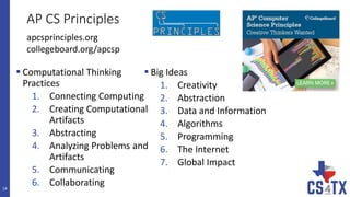 Making Sense of Texas Computer Science Requirements | PPTX | College ...