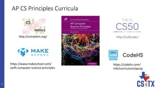 Making Sense of Texas Computer Science Requirements | PPTX | College ...
