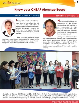 We the alumnae april 2016 | PDF