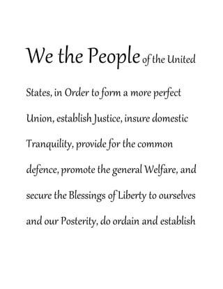We the people of the united states | DOCX