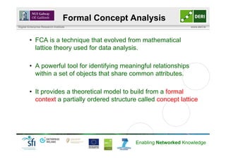 Organizing Capabilities using Formal Concept Analysis | PPT