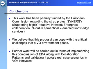 An Architecture for Collaboration Patterns in Agile Event-Driven Environments | PPT