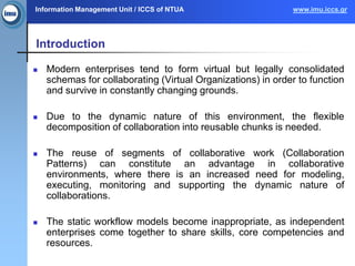 An Architecture for Collaboration Patterns in Agile Event-Driven Environments | PPT