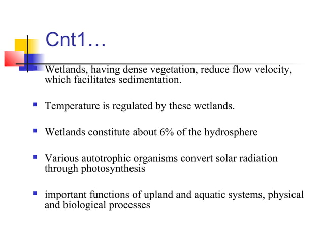 Remote Sensing And GIS Application In Wetland Mapping | PPT