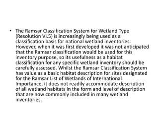 Wetland inventory | PPTX