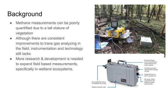 Wetland methane flux chamber | PPT