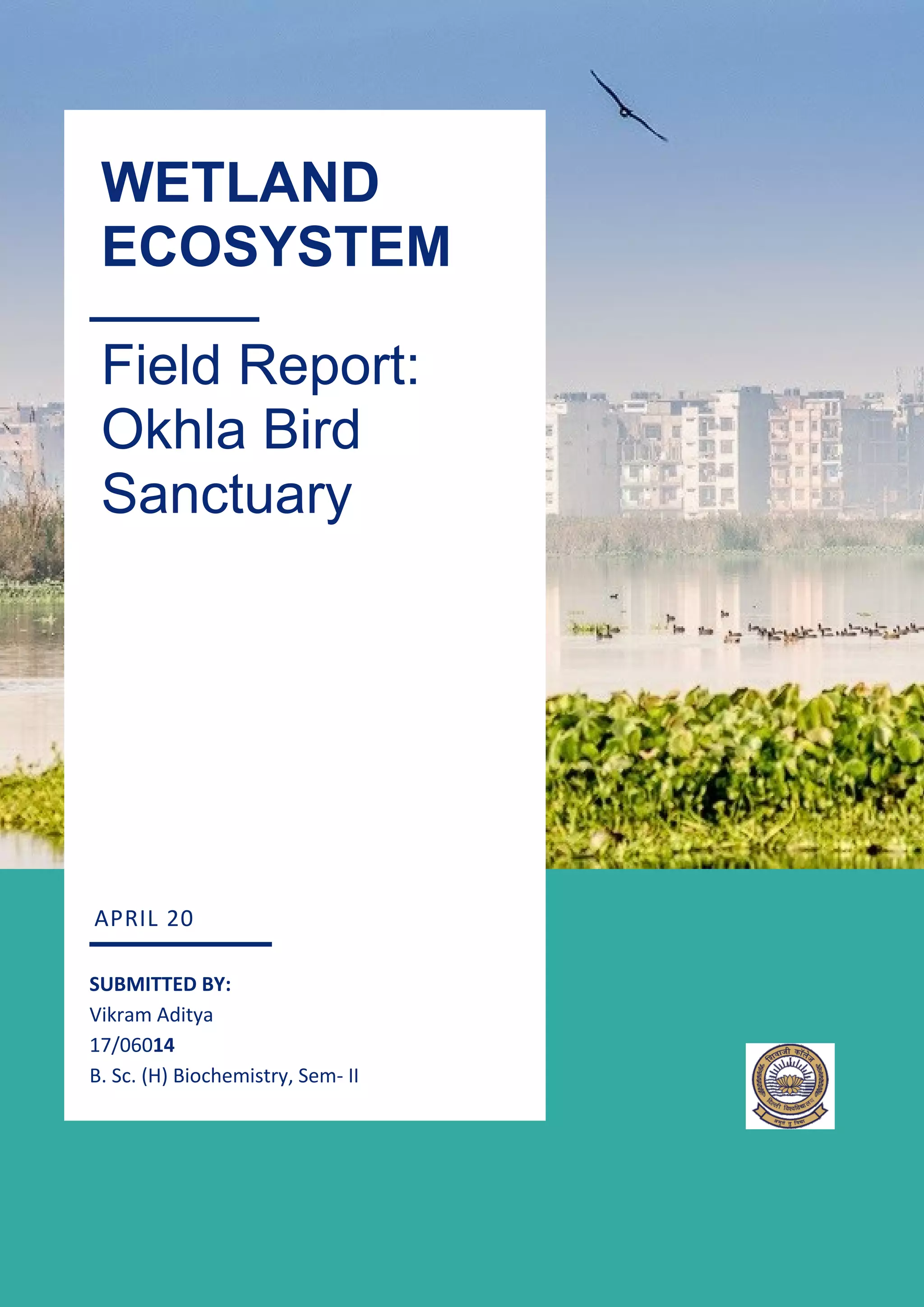 Wetland Ecosystem : Field Report Okhla Bird Sanctuary | PDF