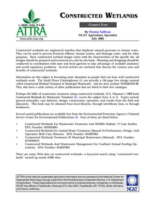 Constructed Wetlands | PDF