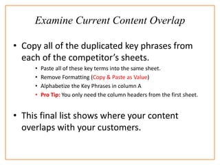 Content Gap Analysis Tutorial | PPTX