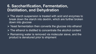 Wet milling of corn | PPTX