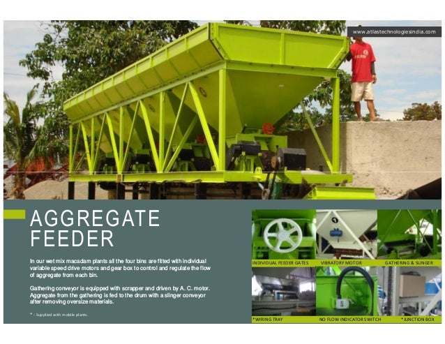 Wet mix macadam plant manufacturer and exporter – atlas technologies | PDF