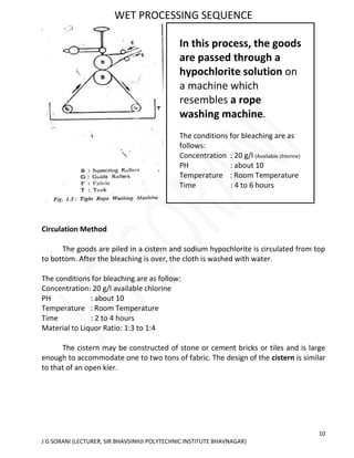 Wet processing sequence for printing prepareation | PDF