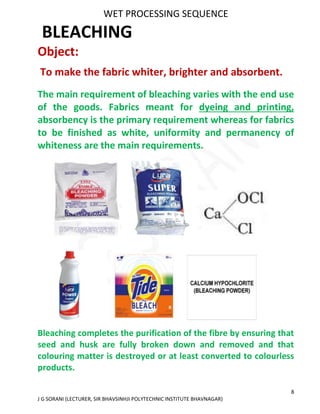 Wet processing sequence for printing prepareation | PDF