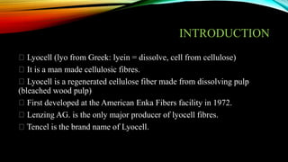 Lyocell fiber presentation slide.pptx | Woodworking | Arts and Crafts