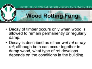 Wet rot no mould | PPT