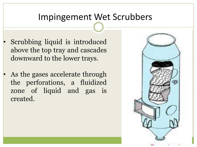 wet scrubber, process, operation and applications | PPTX | Indoor ...