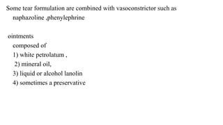 WETTING AGENTS &TEAR SUBSTITUTES-1.pptx