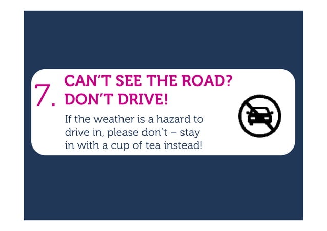 Wet Weather Driving Tips | PDF