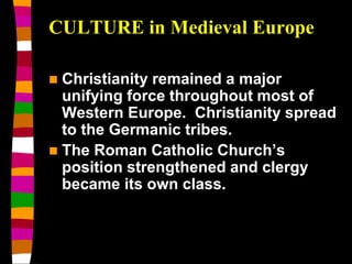 W Europe (500-1000) | PPT