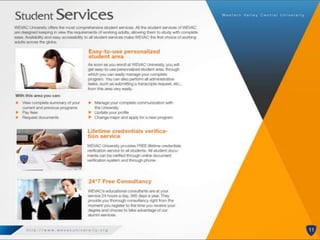 Wevac University Prospectus | PPTX
