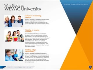 Wevac University Prospectus | PPTX
