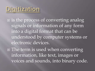 importance of digitization | PPTX