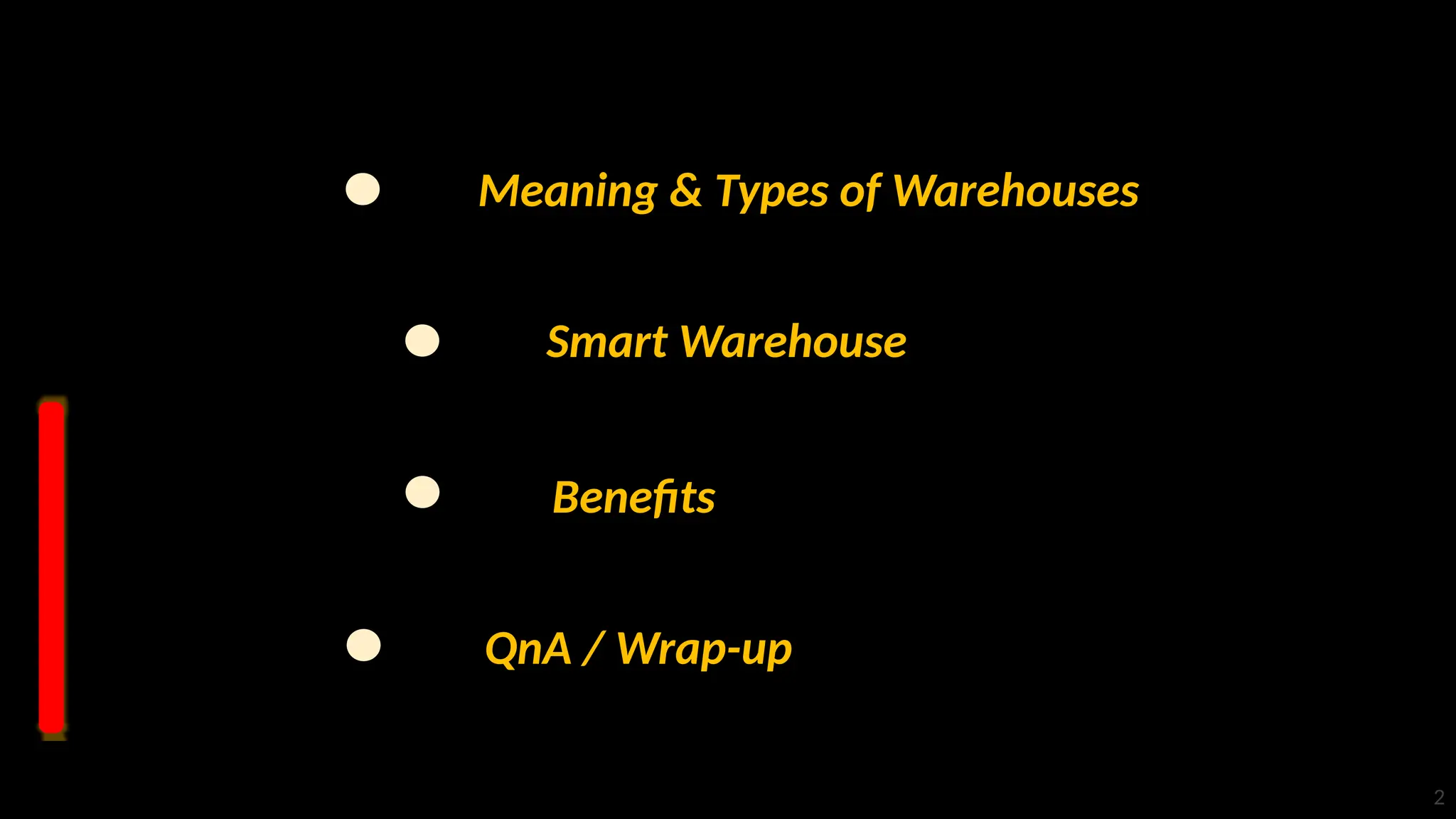 Warehouse Management - meaning and types | PPTX