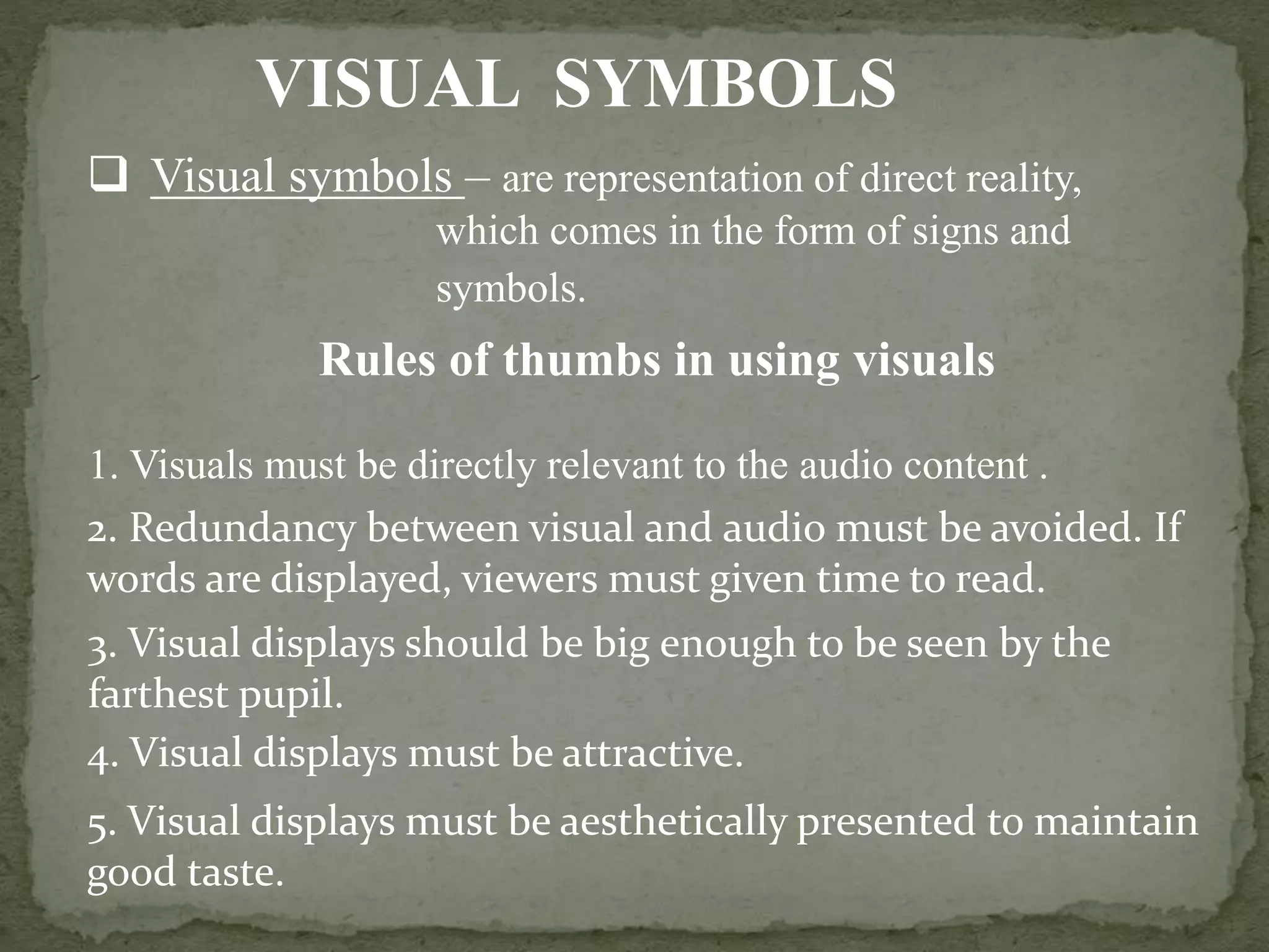 Educational Technology Visual Symbols | PPTX