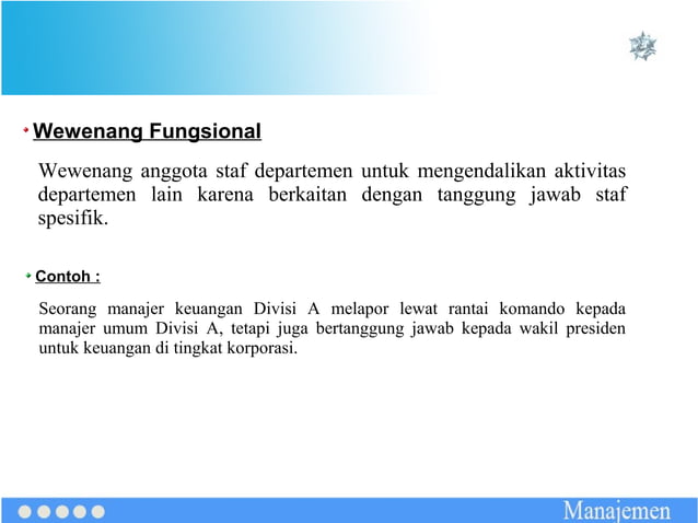 Wewenang delegasi dan desentralisasi | PPT