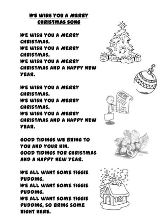We Wish You A Merry Christmas And A Happy New Year Lyrics