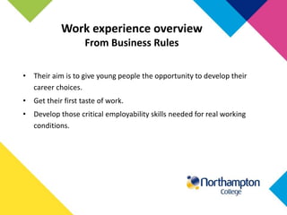 Wex training presentation | PPTX | Resume Writing and Advice | Job Search