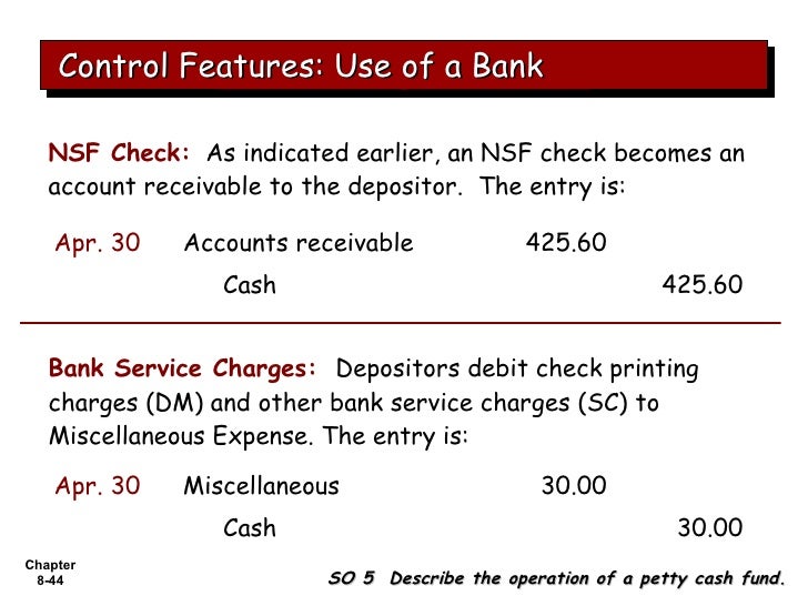 Weygandt kieso kimmel_ch08_fraud_internal control and cash