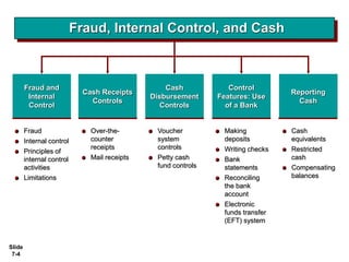 cash, by: Weygandt kimmel kieso | PPT