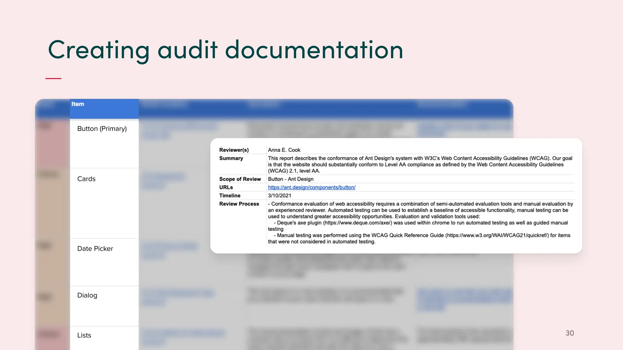 Auditing Design Systems for Accessibility - Anna E. Cook | PDF | Web Design and HTML | Internet