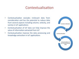 Contextualised Service Delivery in Internet of Things, Smart Parking ...