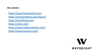 WF - transportation - logistics startup. | PDF