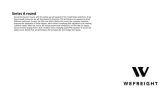 WF - transportation - logistics startup. | PDF