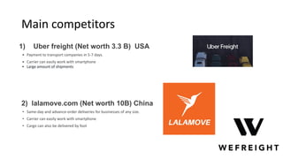 WF - transportation - logistics startup. | PDF