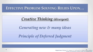Thinking Tools - Empowering Students to Get the Job Done | PPT