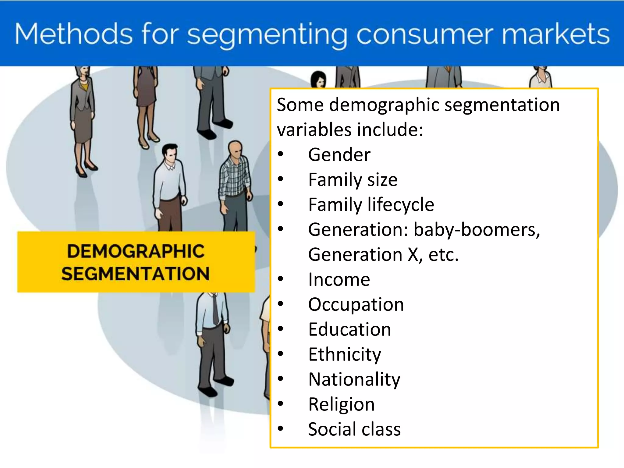 Market segmentation | PPTX