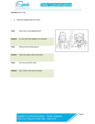 Chapter 1 unit 4. my neighborhood | PDF