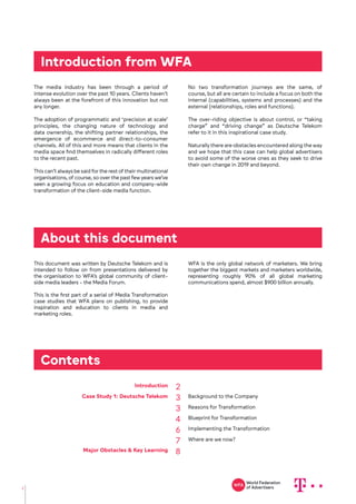 WFA case study Deutsche Telekom | PDF | Internet | Computing