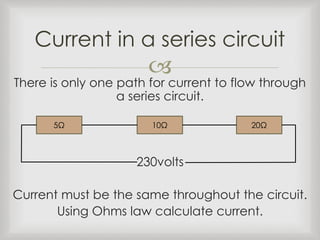 2. apply ohm's law to electrical circuits | PPTX