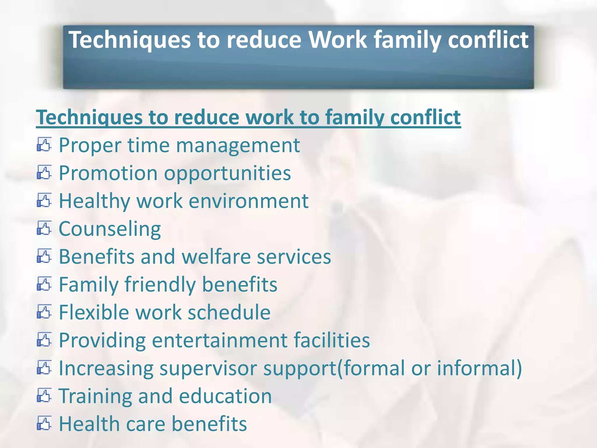 work family conflict | PPTX
