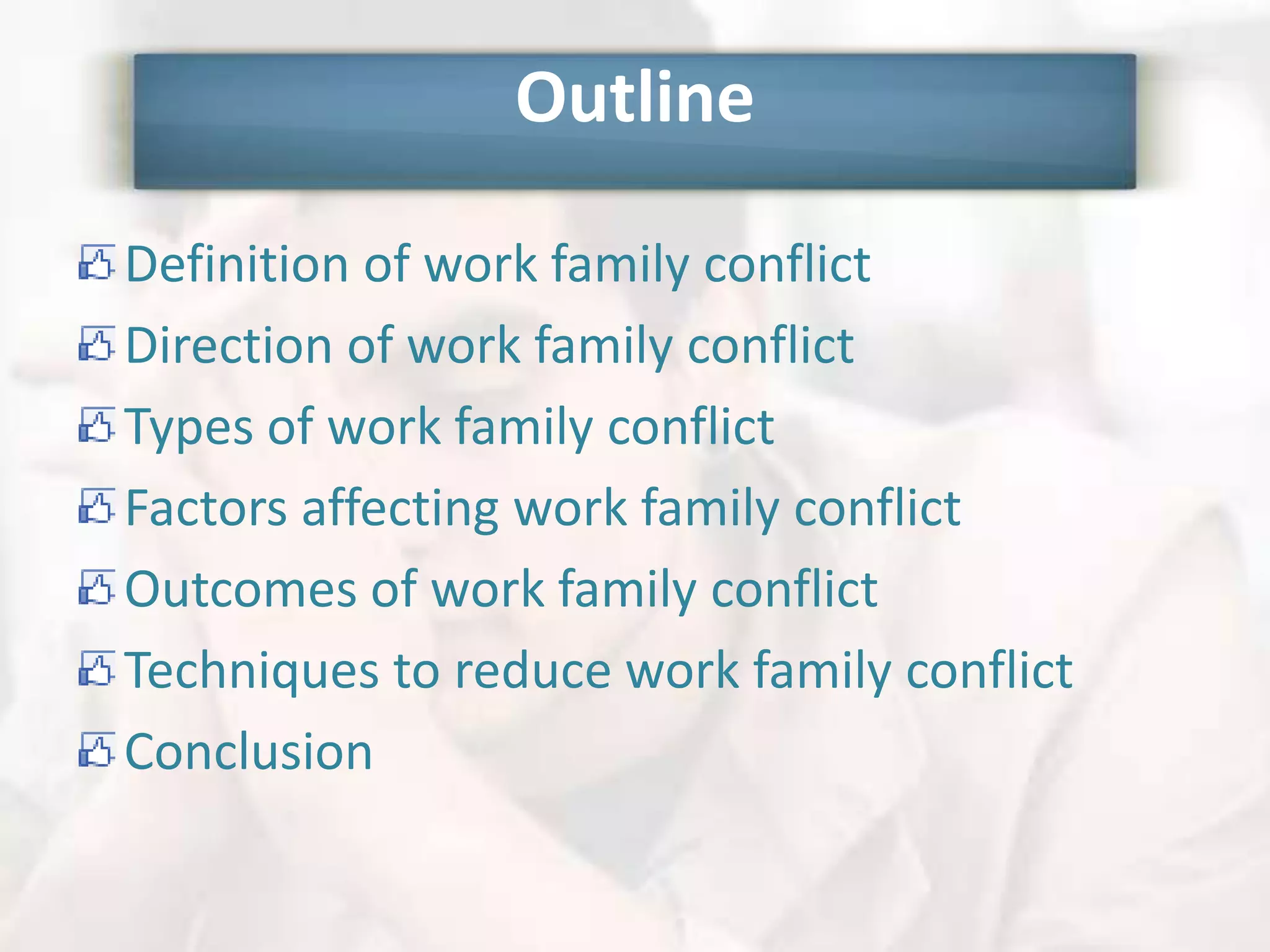 work family conflict | PPTX