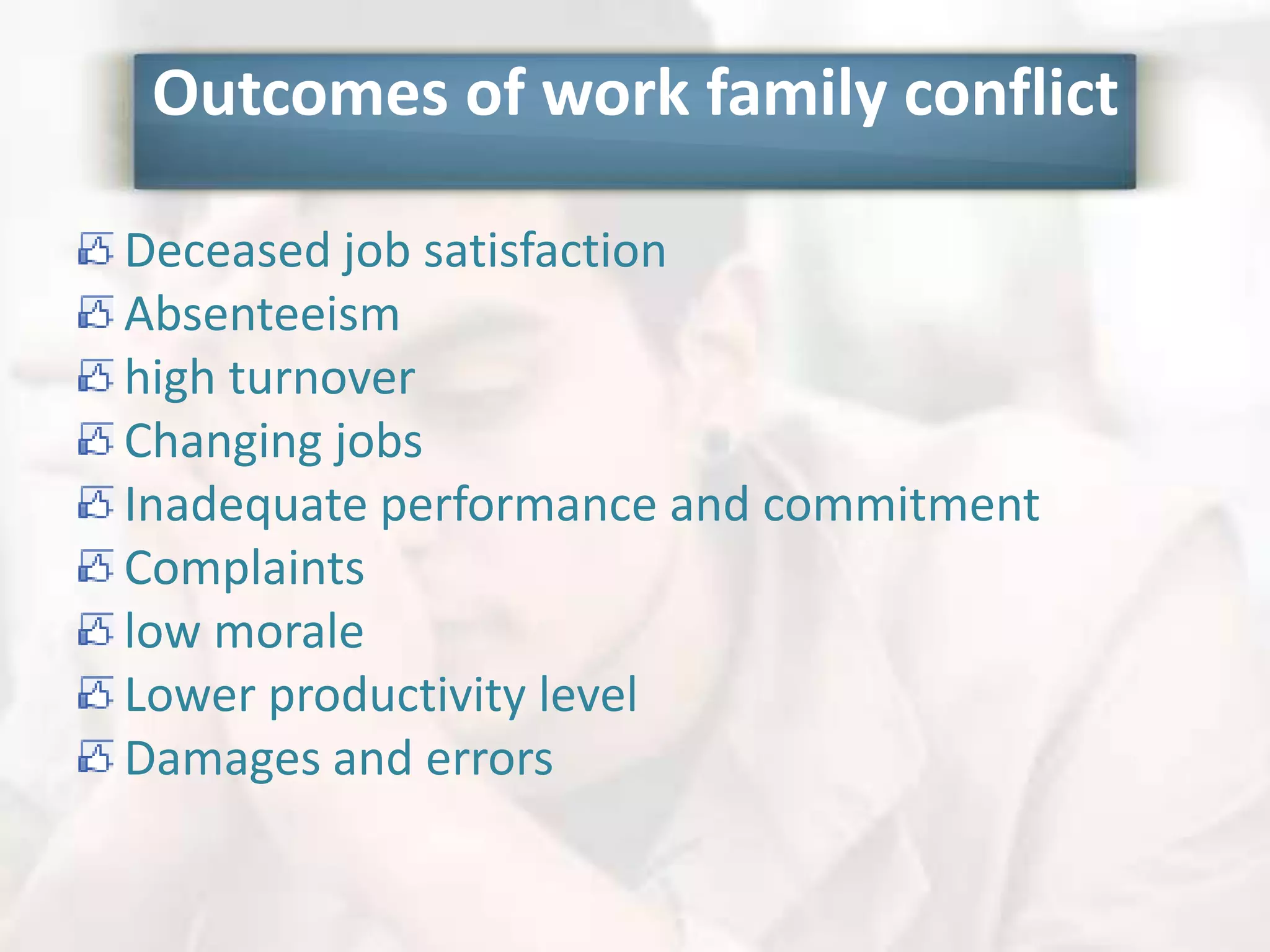 work family conflict | PPTX