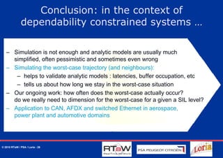 Frame latency evaluation: when simulation and analysis alone are not enough | PPT