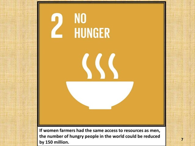 A ZERO HUNGER WORLD BY 2030 | PPTX