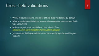 SUG Bangalore - WFFM Customizations with Sanjay Singh | PPT